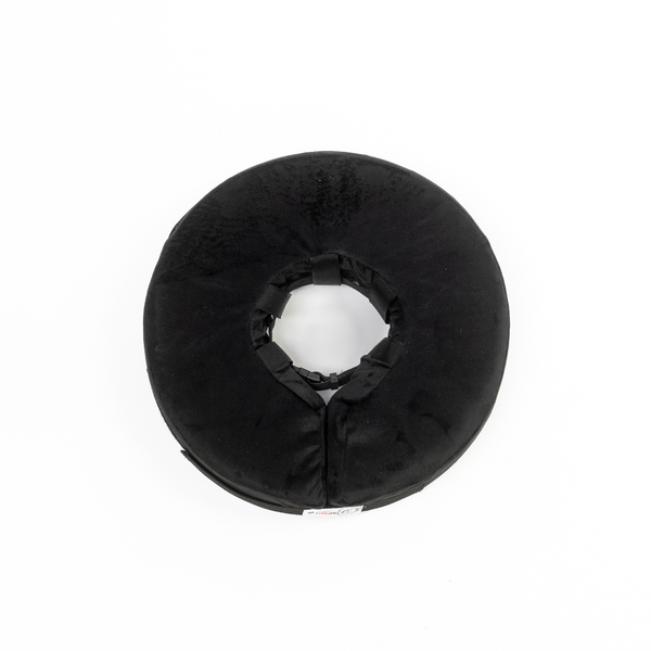 Black Plain Soft Recovery Collar | Comfurt Collar